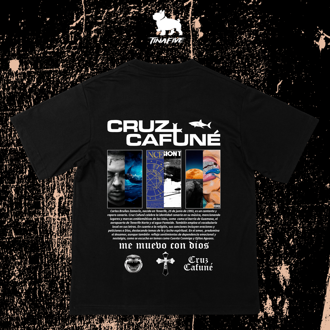 CAMISETA CRUZ CAFUNÉ – Tinafive